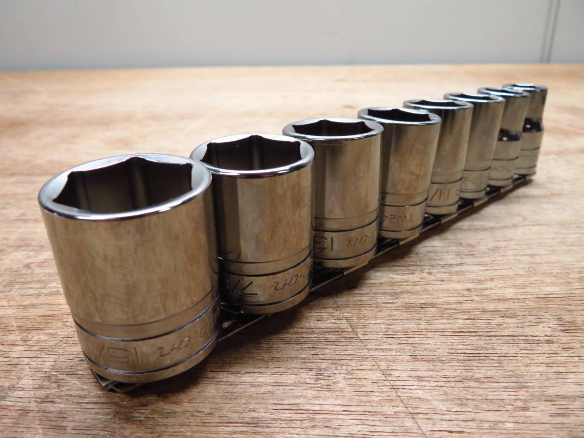 Snap-on スナップオン ソケット 8本 TW301 TW281 TW261 TW241 TW221 TW201 TW181A TW161A 管理4tr1122DZ(ソケットレンチ)｜売買 ...