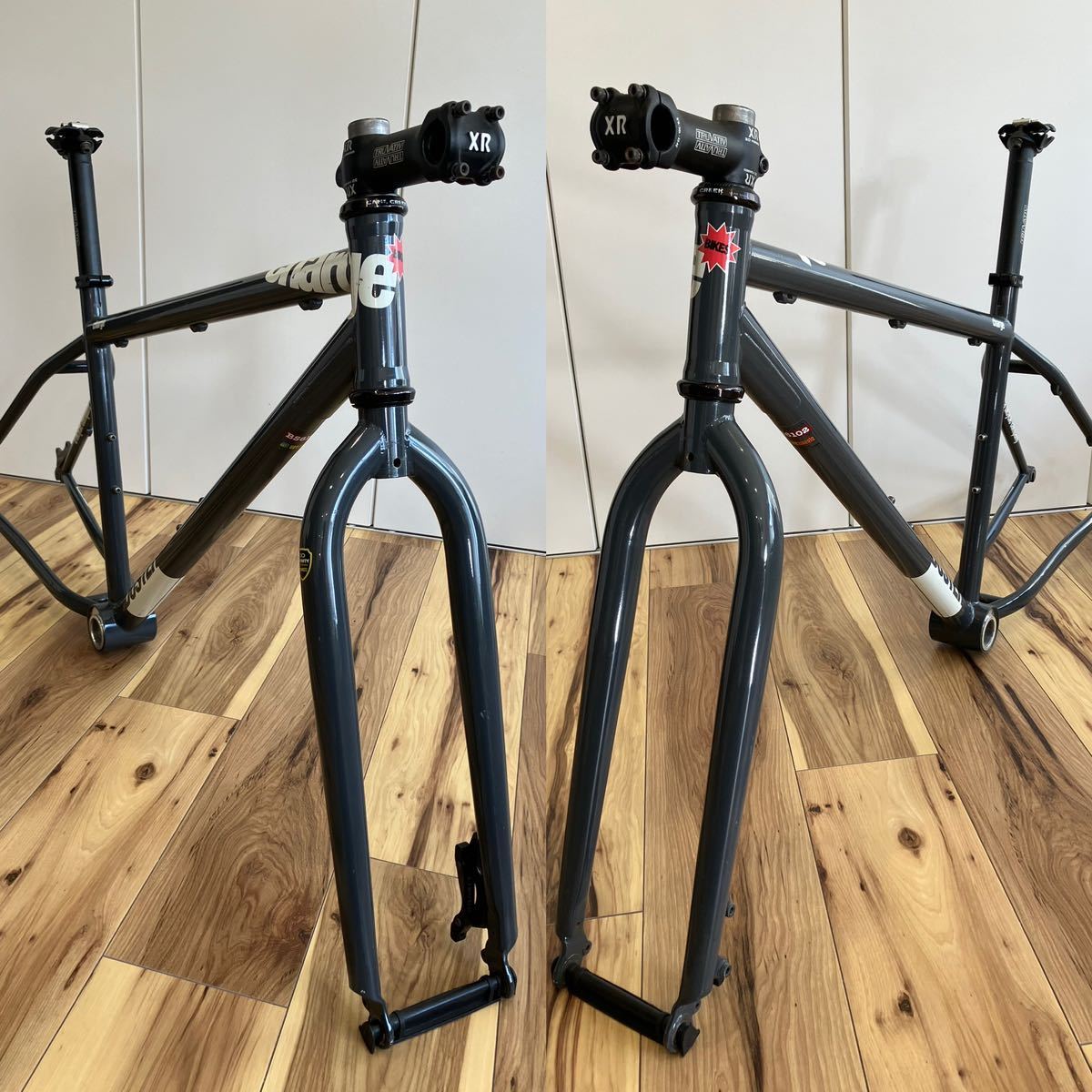 charge bikes DUSTER SS チャージバイク ダスター シングルスピード フレーム フォーク Sサイズ クロモリ26インチ ...