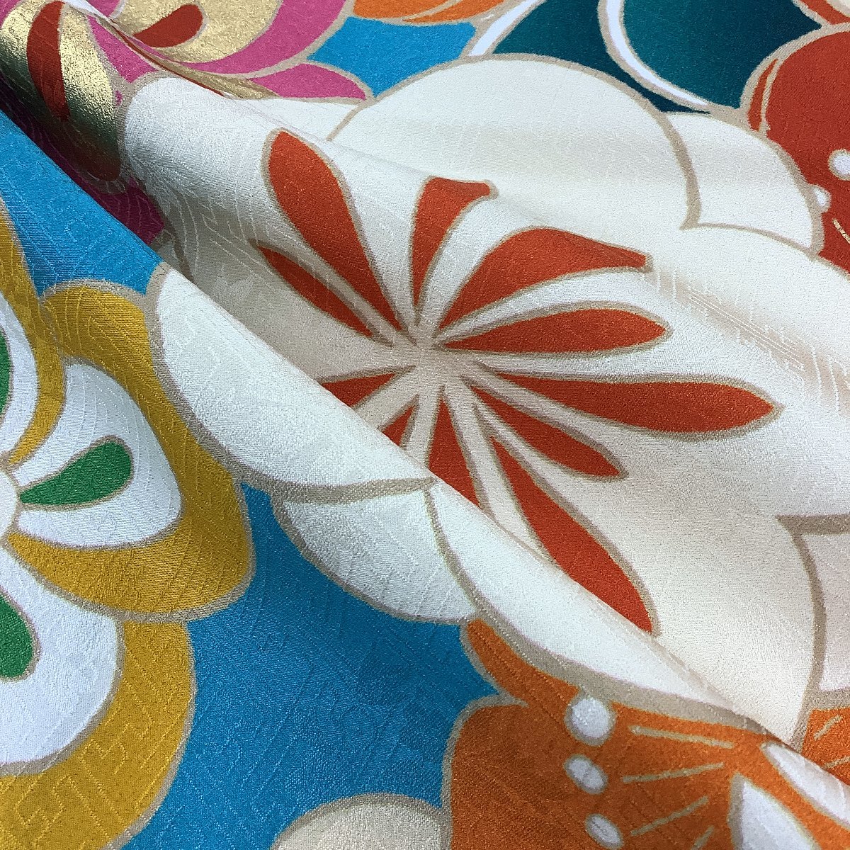 きものcocon 振袖 金駒刺繍/成人式/卒業式/結婚式/正絹/水色系/身丈174.5/裄71 11-28-12K-0187-i(振袖)｜売買されたオークション情報、yahooの商品情報を ...