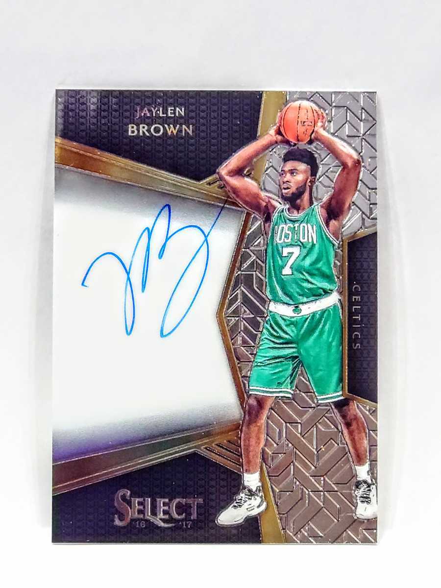 Panini 2016-17 SELECT Jaylen Brown Rookie Signatures 136/299 RC AUTO ...
