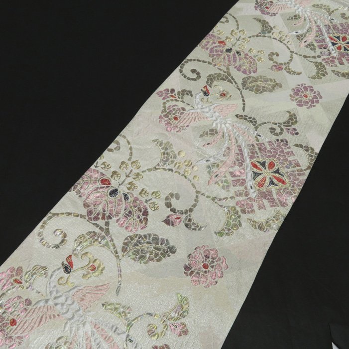 きもの北條 纐纈 藤紋と鳳凰 正絹 袋帯 T503-13(仕立て上がり)｜売買されたオークション情報、yahooの商品情報をアーカイブ公開 ...