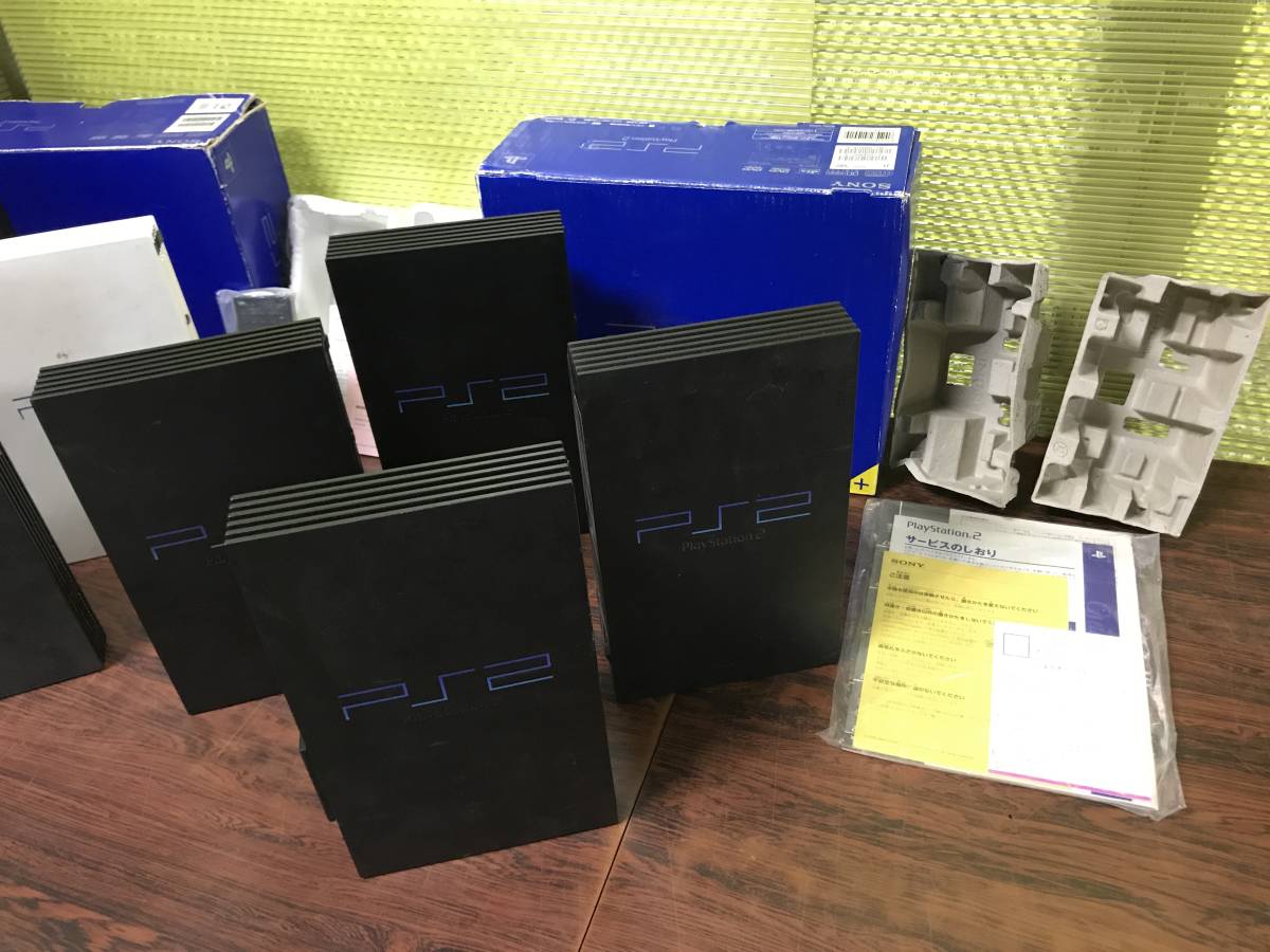 SONY PlayStation2 PS2 8consoles SCPH-55000GT 30000 18000 15000 10000 w/box working ソニー プレステ2 本体8 ...