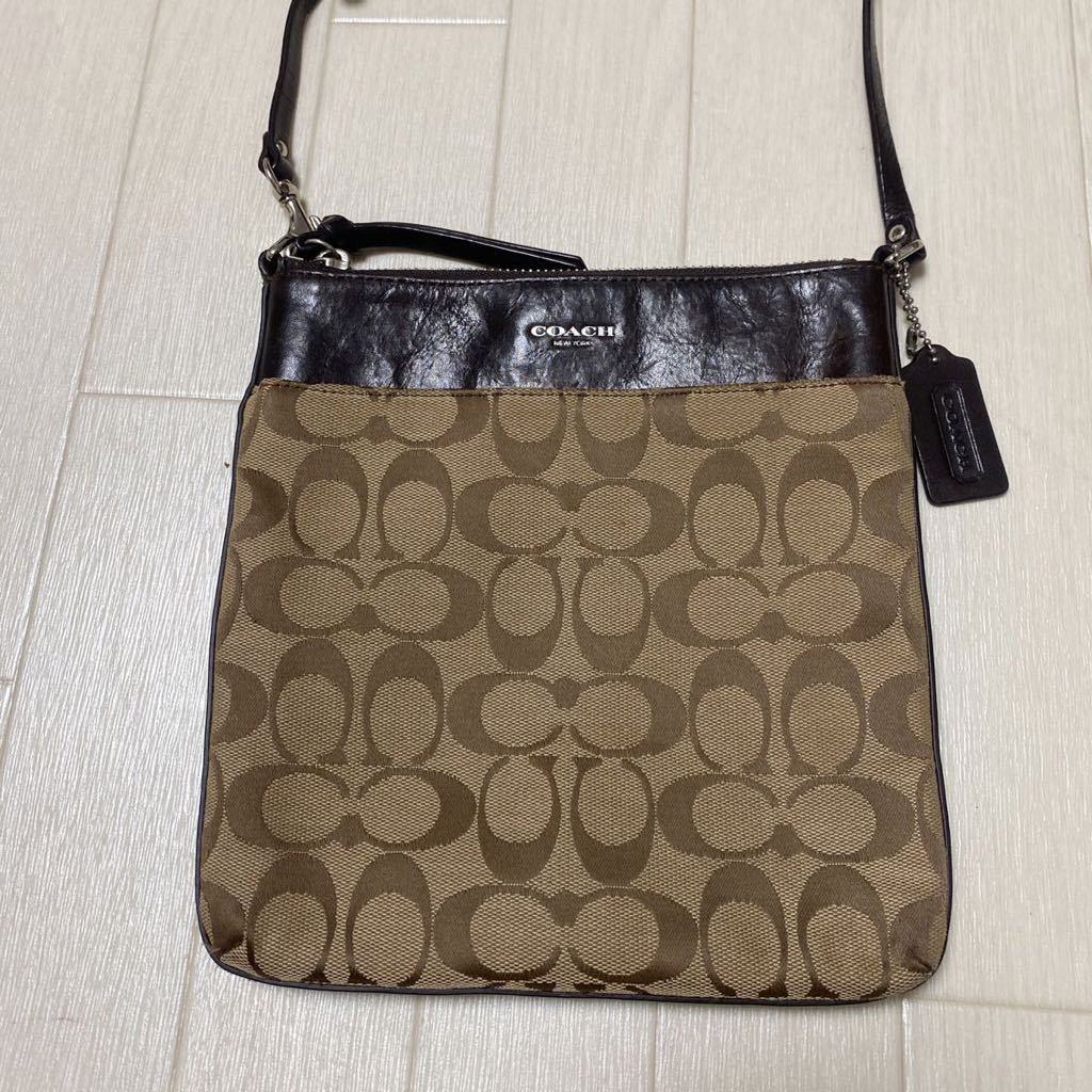 3135 COACH コーチ ショルダーバック カジュアルバック 斜めがけバック レディース モノグラム ベージュ(女性用)｜売買された ...