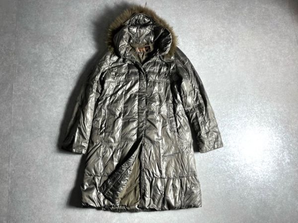 BALMAIN L リアルファー付き高級フェザー95％ダウンロングコート モッズコート ミリタリーパターン バルマン ロング 足元ま 暖か(女性用)｜売買されたオークション情報、yahooの ...