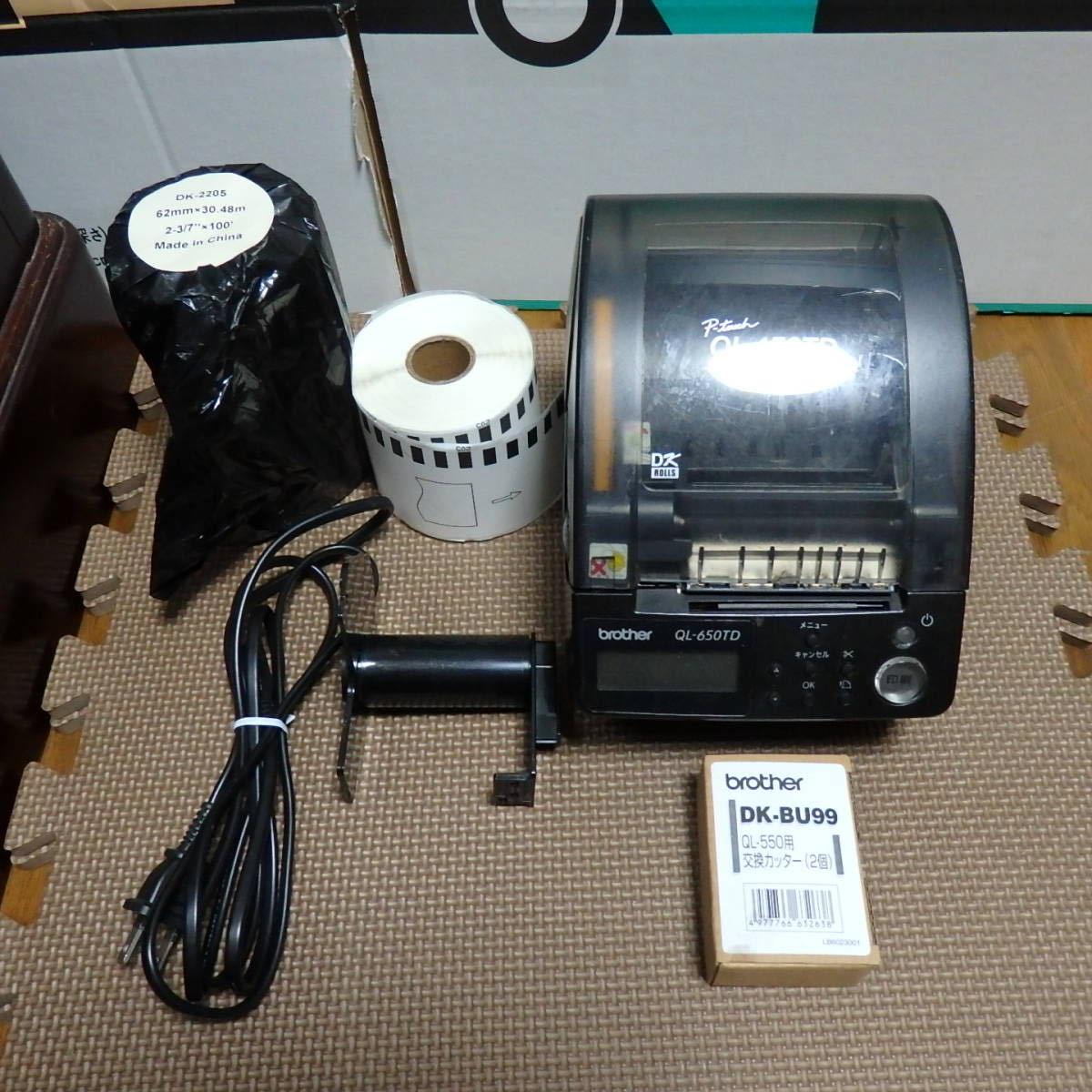 ブラザー ラベルプリンター ピータッチ P-touch QL-650TD 訳あり おまけあり Brother(ラベル用品)｜売買された ...