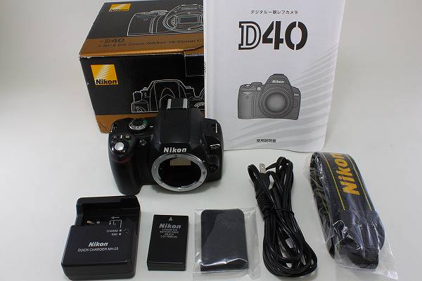 ニコン Nikon D40 ボディ 箱 付属品あり(ニコン)｜売買されたオークション情報、yahooの商品情報をアーカイブ公開 ...