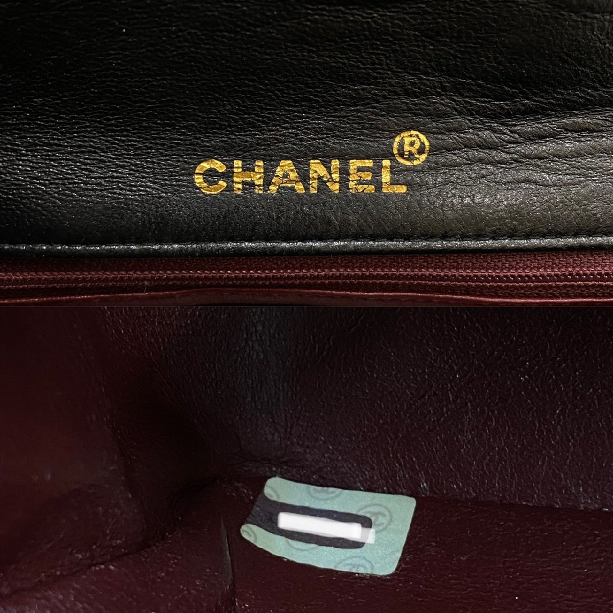 1円 極 シール有 1番台 CHANEL シャネル ココマーク ターンロック マトラッセ ラムスキン レザー ミニ ハンドバッグ ブラック ...