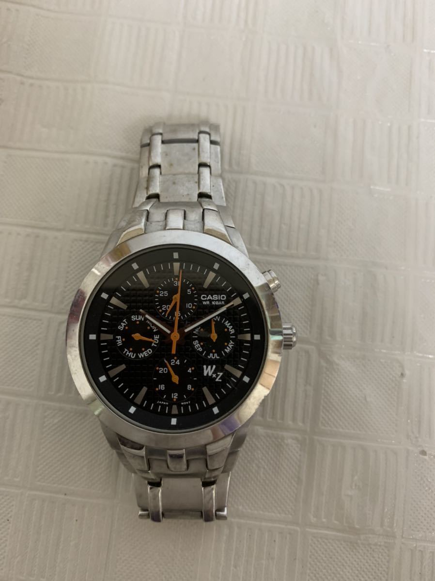 CASIO WR 10BAR MMW-300カシオ 腕時計/watch/ウォッチ/現在動作不動/部品取り用/ /ジャンク/小傷等経年(カシオ ...
