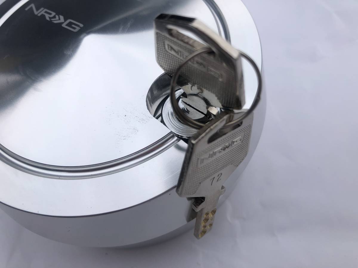 NRG Quick Lock 2.0 シルバー クイックロック USDM クイックリリースステアリング用ロックカバー 防犯 anti ...