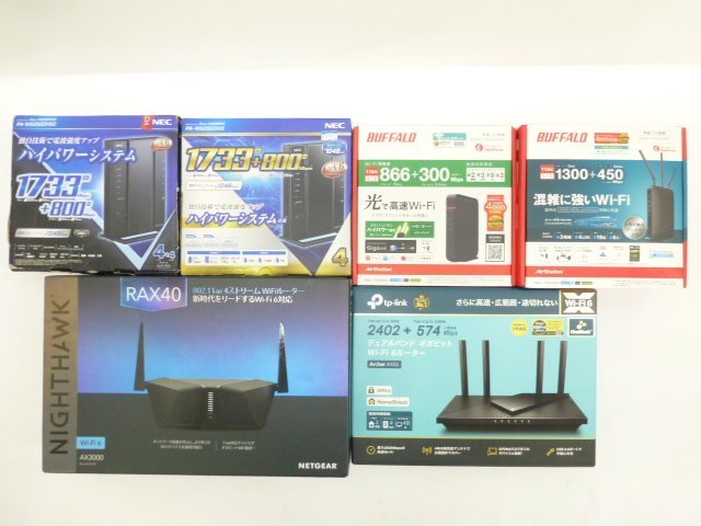ジャンク NEC BUFFALO NETGEAR ネットギア バッファロー 無線LANルーター Wi-Fiルーター 親機 複数台同時 Wi ...