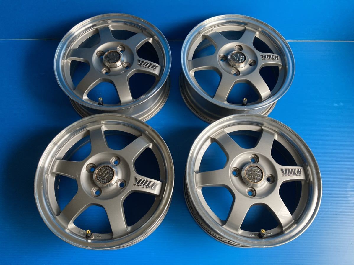 RAYS レイズ VOLK RACING LE37T Japan 14インチ 14x5.0JJ +45 100/4H 4本 TE37風 絶版 ...