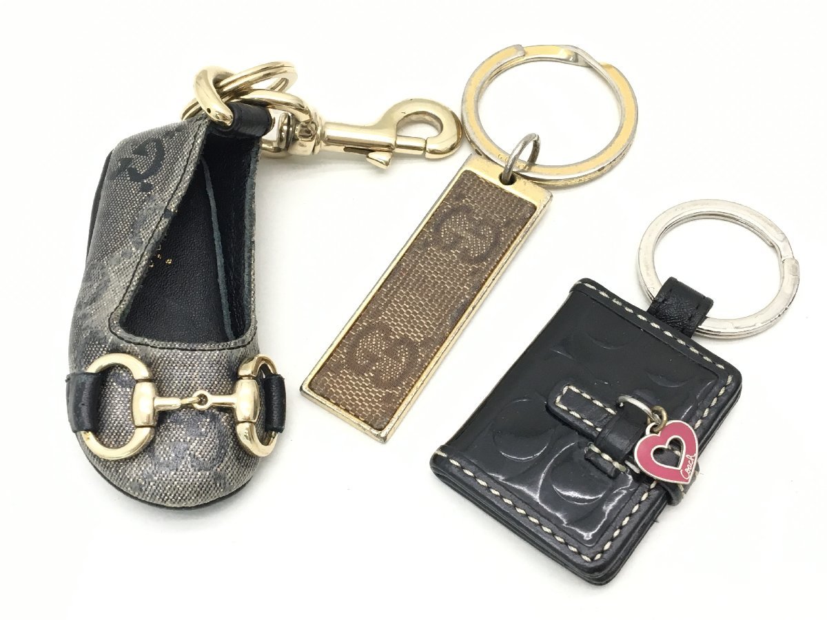GUCCI / COACH キーリング チャーム 3点 まとめ sm0107146(服飾小物)｜売買されたオークション情報、yahooの商品 ...