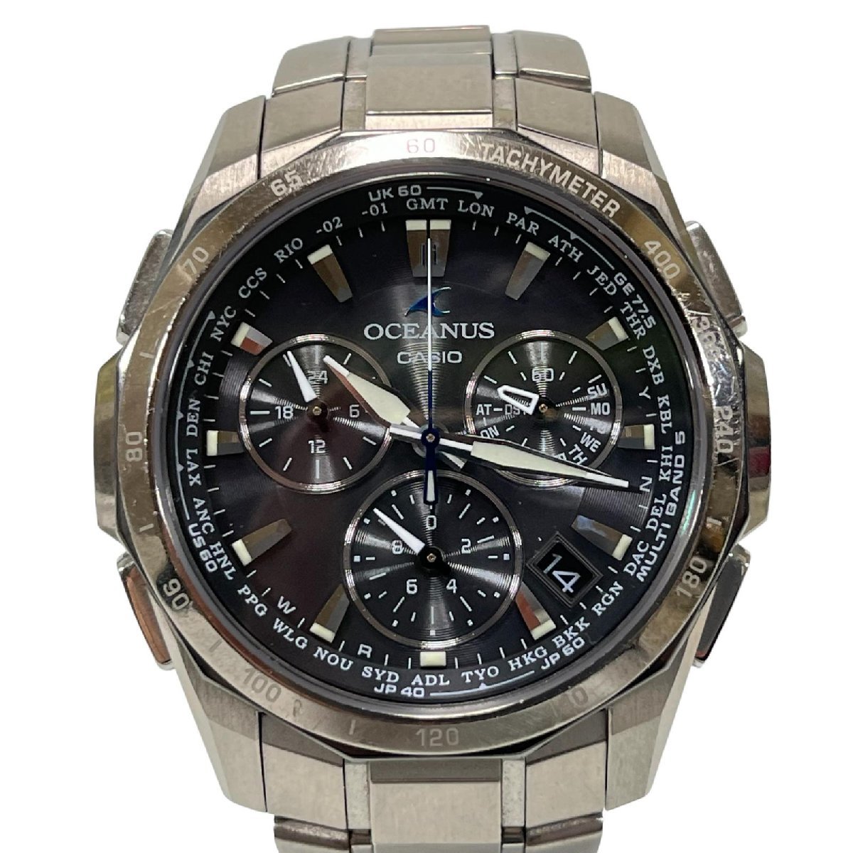 CASIO カシオ OCEANUS オシアナス マンタ OCW-S1000 ブラック文字盤 メンズ 稼働品(OCEANUS)｜売買された ...
