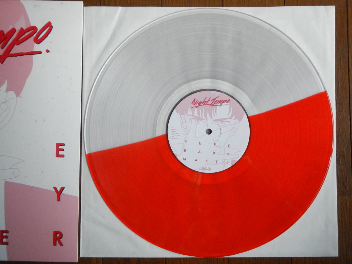 帯LP NIGHT TEMPO NCR003NEON CITY2019年PURE BABY MAKER/VAPOR WAVE/LTD HALF ...