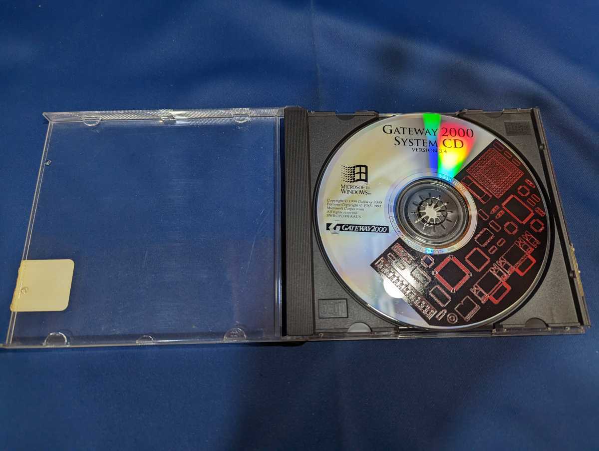GATEWAY 2000 SYSTEM CD VERSION 3.4 品 Microsoft Windows ゲートウェイ2000 ...