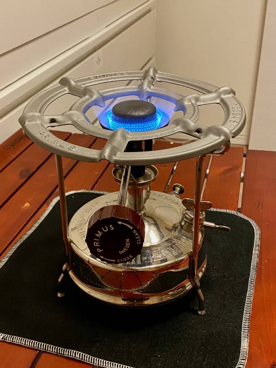 4195 Regulating Silent Burner メッキ仕様 プリムス 5 ストーブ 1934 Not coleman ...
