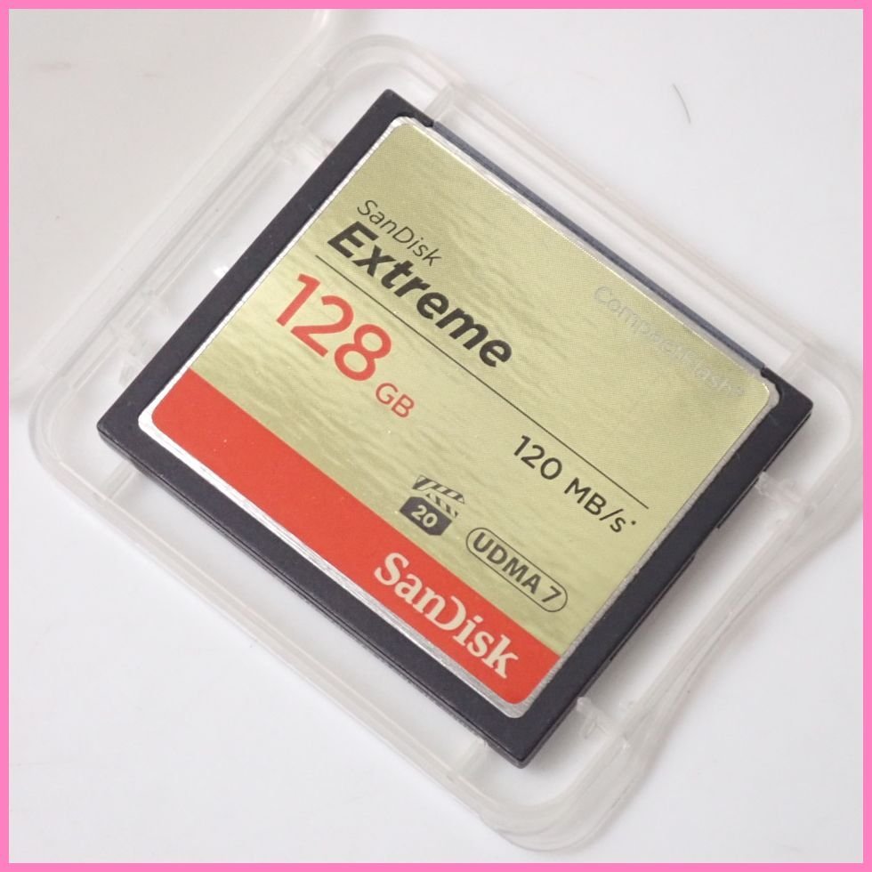 San Disk/サンディスク エクストリーム Pro コンパクトフラッシュカード 128GB SDCFXSB-128G-G46/最大 ...