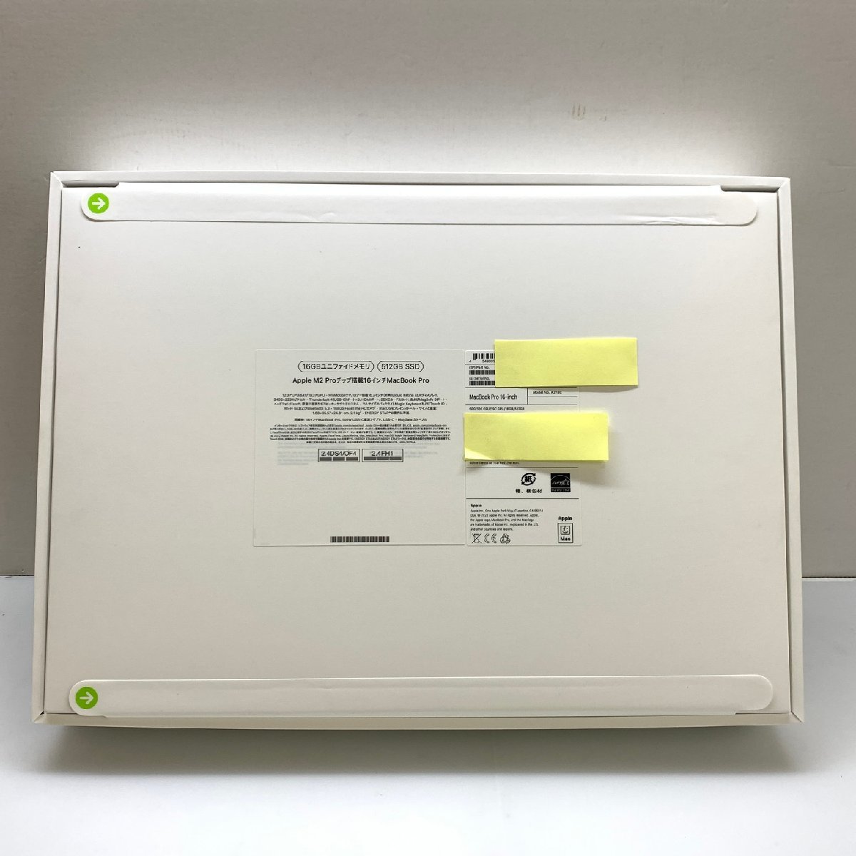 MIN 品 MSMK Apple MacBook Pro 16インチ M2 Pro 512GB スペースグレイ MNW83J A 16インチ.2023 88-230210-MK-12-MIN ...