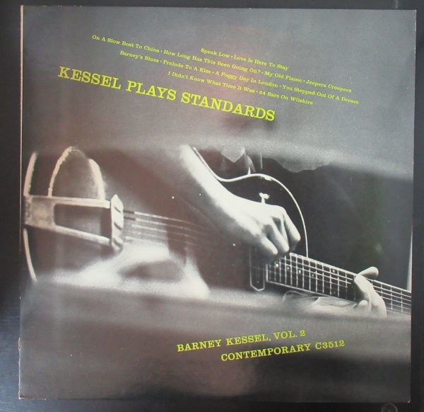 JAZZ LP/US盤/CONTEMPORARY RECORD/DG/スリーブ付き/Barney Kessel - Kessel Plays ...