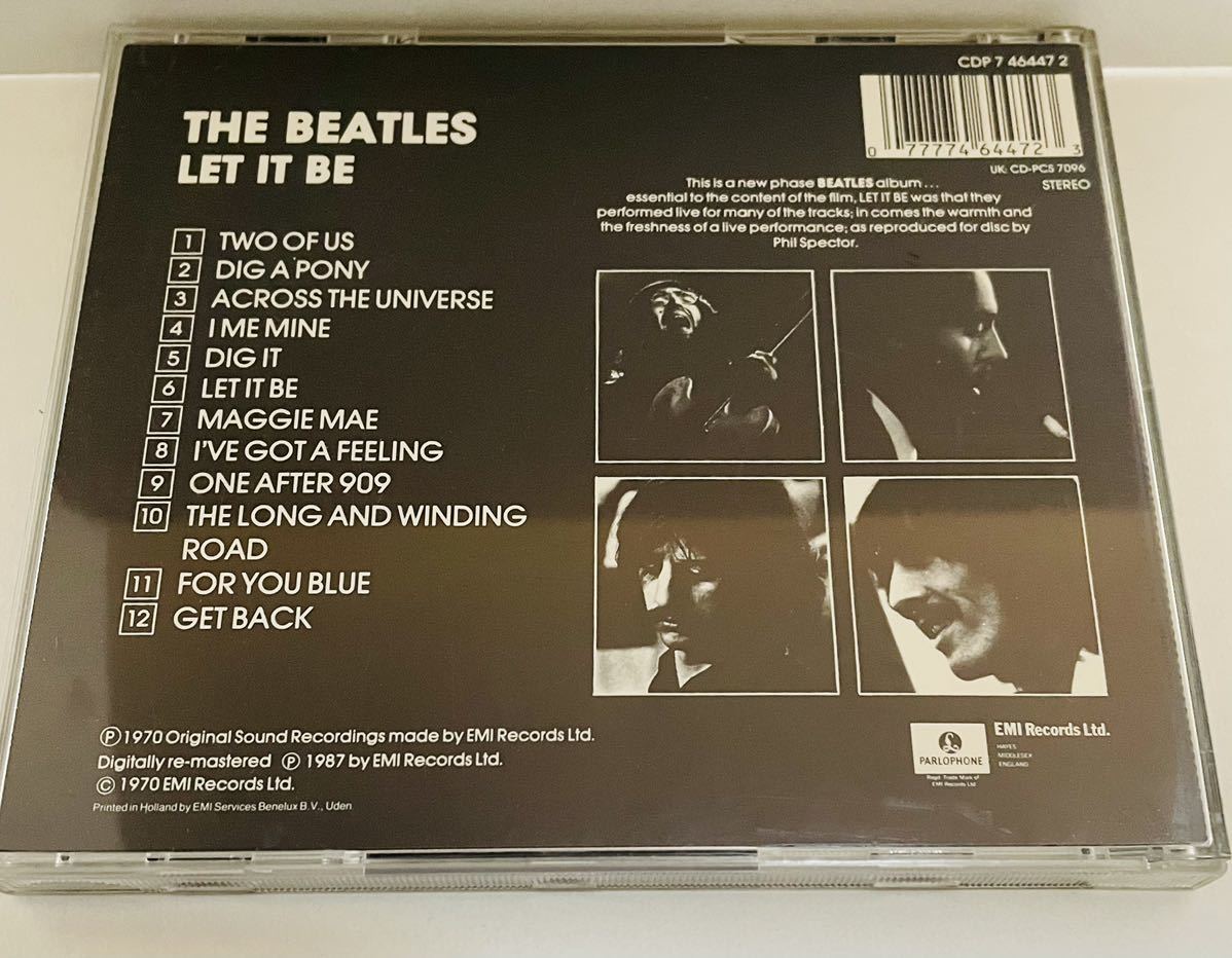 輸入盤 CDP 7 46447 2 THE BEATLES /LET IT BE ビートルズ/レットイットビー CD UK盤/ザ ビートルズ(THE BEATLES)｜売買されたオークション ...