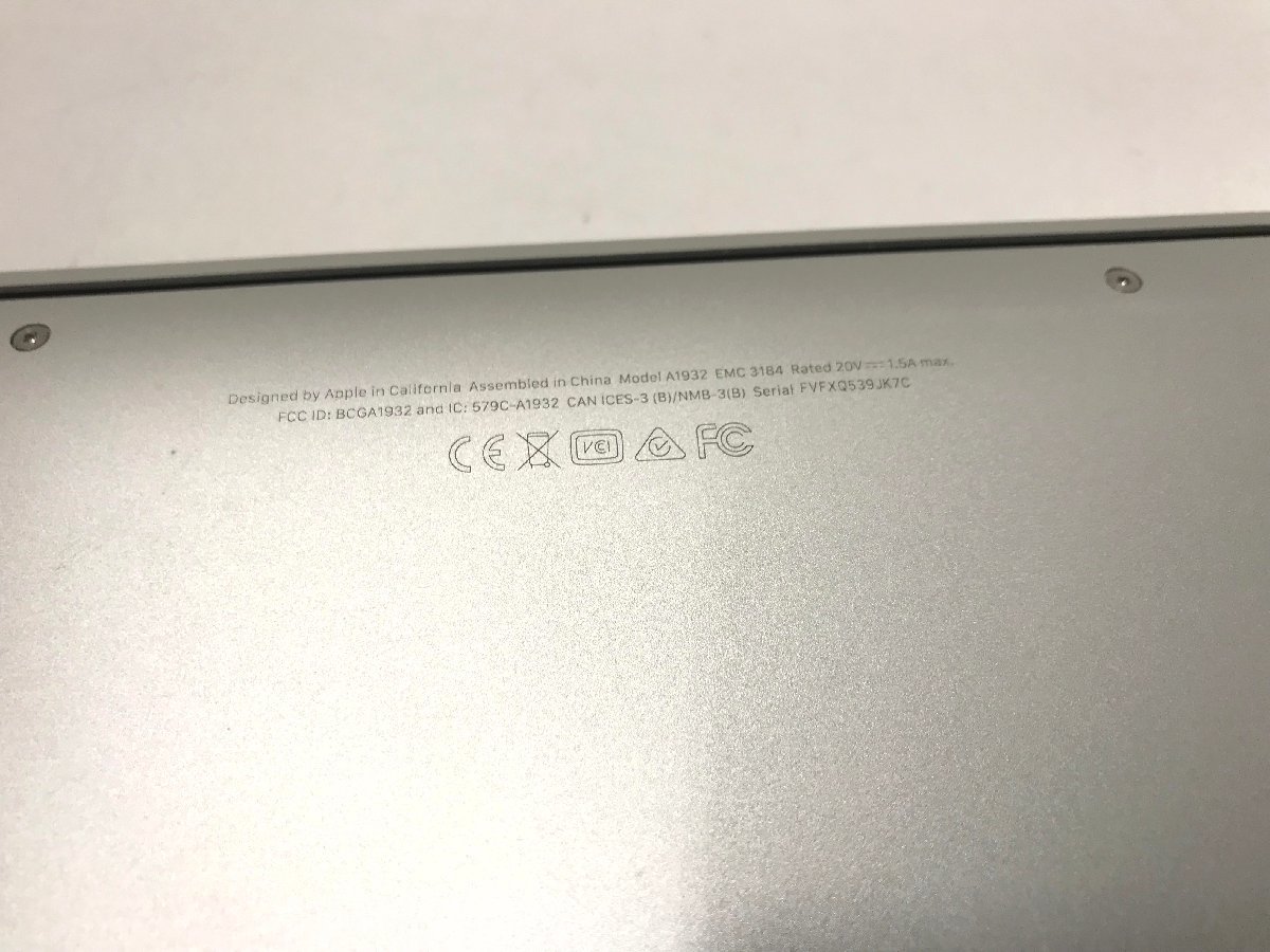 FUZ 品 Apple MacBook Air 13.3インチ 2018-late MREA2J/A Core i5 1.6GHz メモリ8GB SSD128GB 89-230212-YS-3 ...