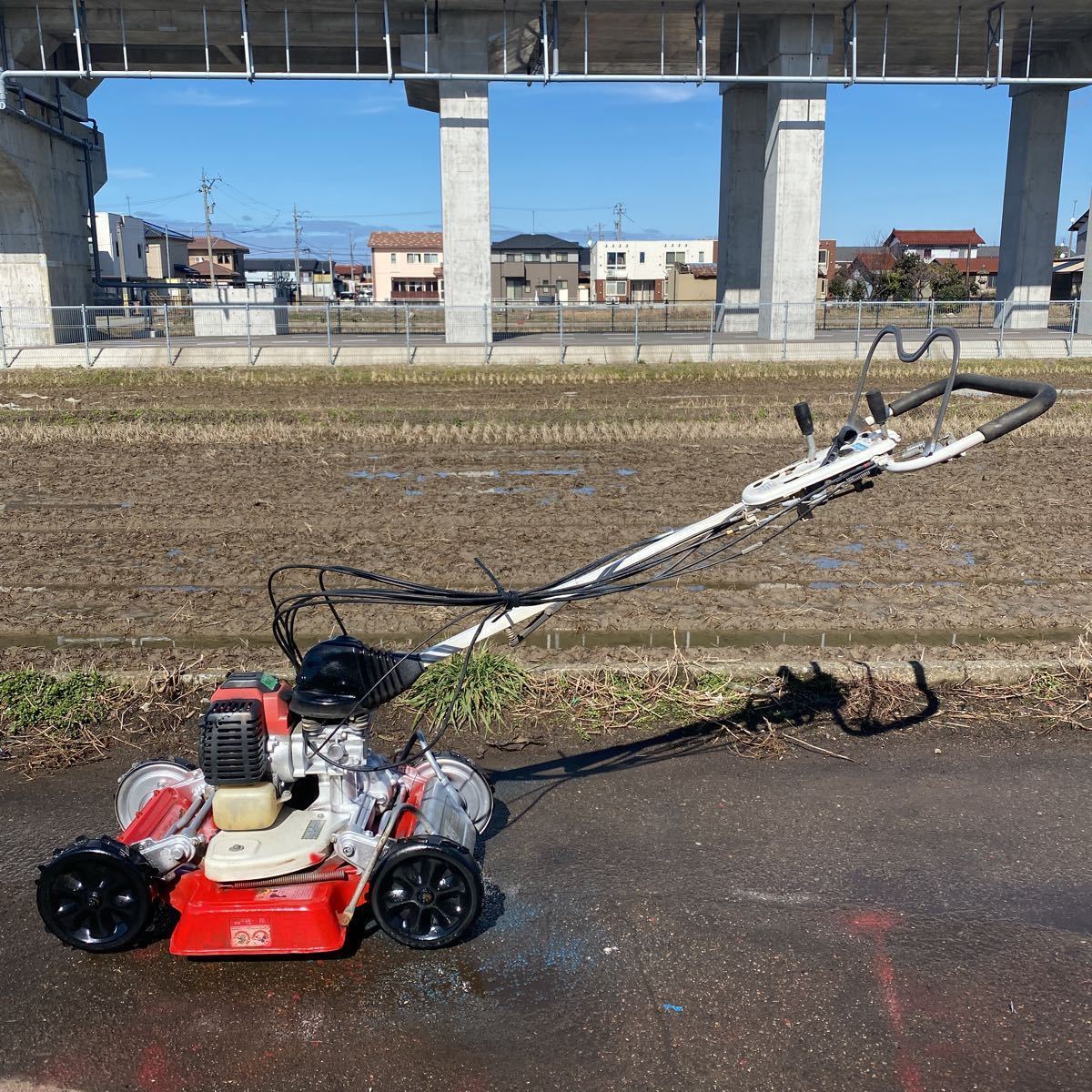 JL20 OREC/オーレック エンジン自走式草刈機 SP50 スパイダーモア 始動刃回転走行確認のみ 発送引取可能石川県(本体)｜売買された ...