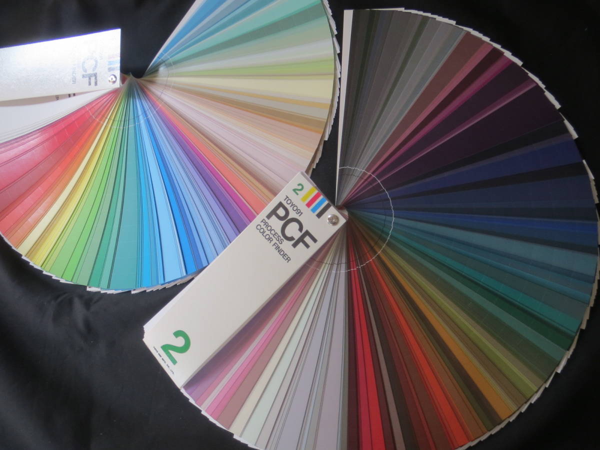 色見本帳 東洋インキ TOYO 91 PROCESS COLOR FINDER カラーサンプル カラーガイド デザイン グラフィック 印刷 ...
