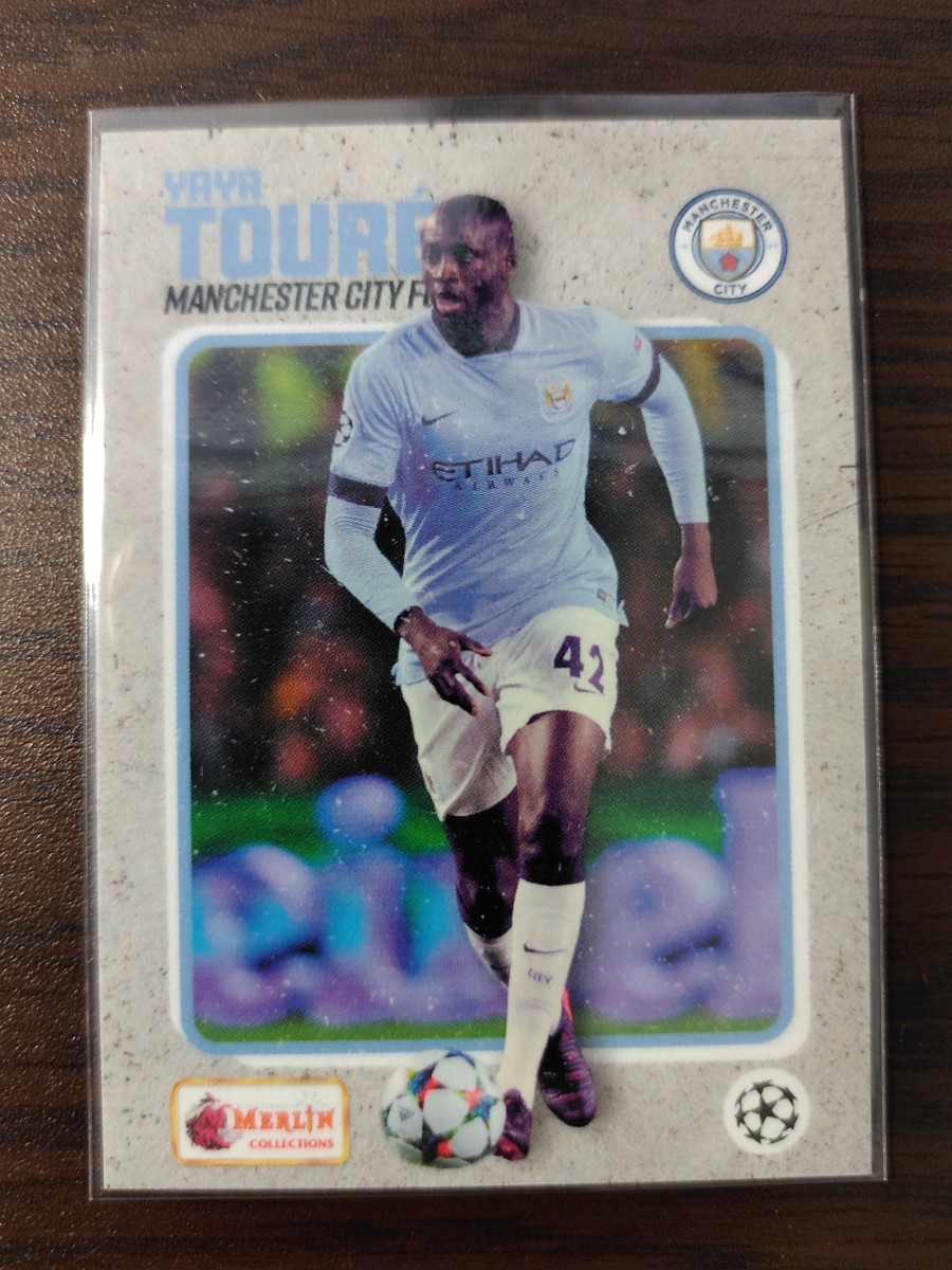 Yaya Toure Manchester City Legend 2022-2023 Topps UCC Merlin Heritage ...