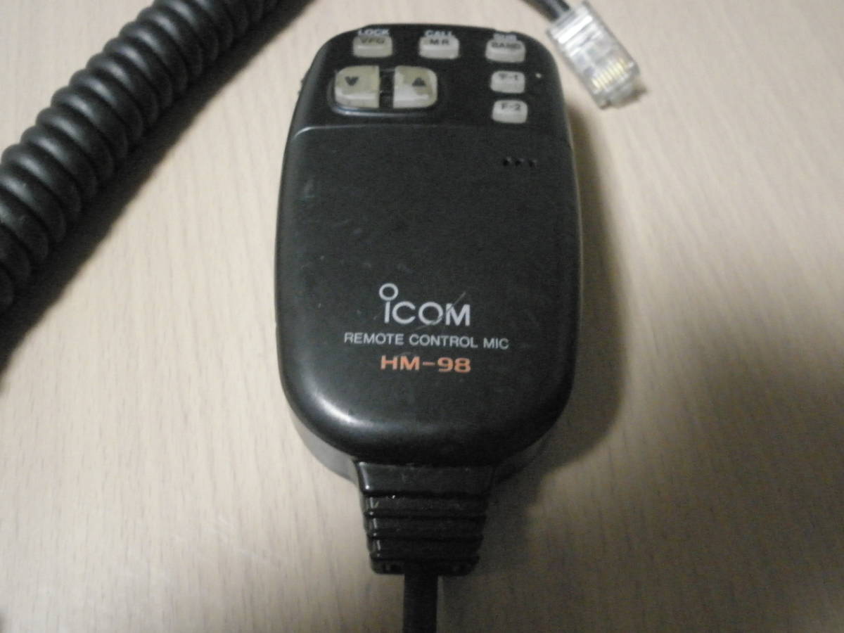 ICOM HM-98 マイクロフォン(アクセサリ)｜売買されたオークション情報、yahooの商品情報をアーカイブ公開 - オークファン ...