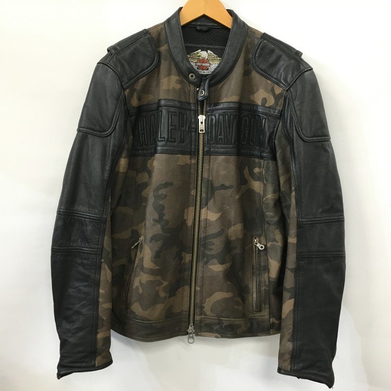 TEI 品 HARLEY DAVIDSON ハーレーダビッドソン SURVEILLANCE レザー ジャケット シングル ライダース 145-230330-TS-8-TEI(Lサイズ)｜売買さ ...