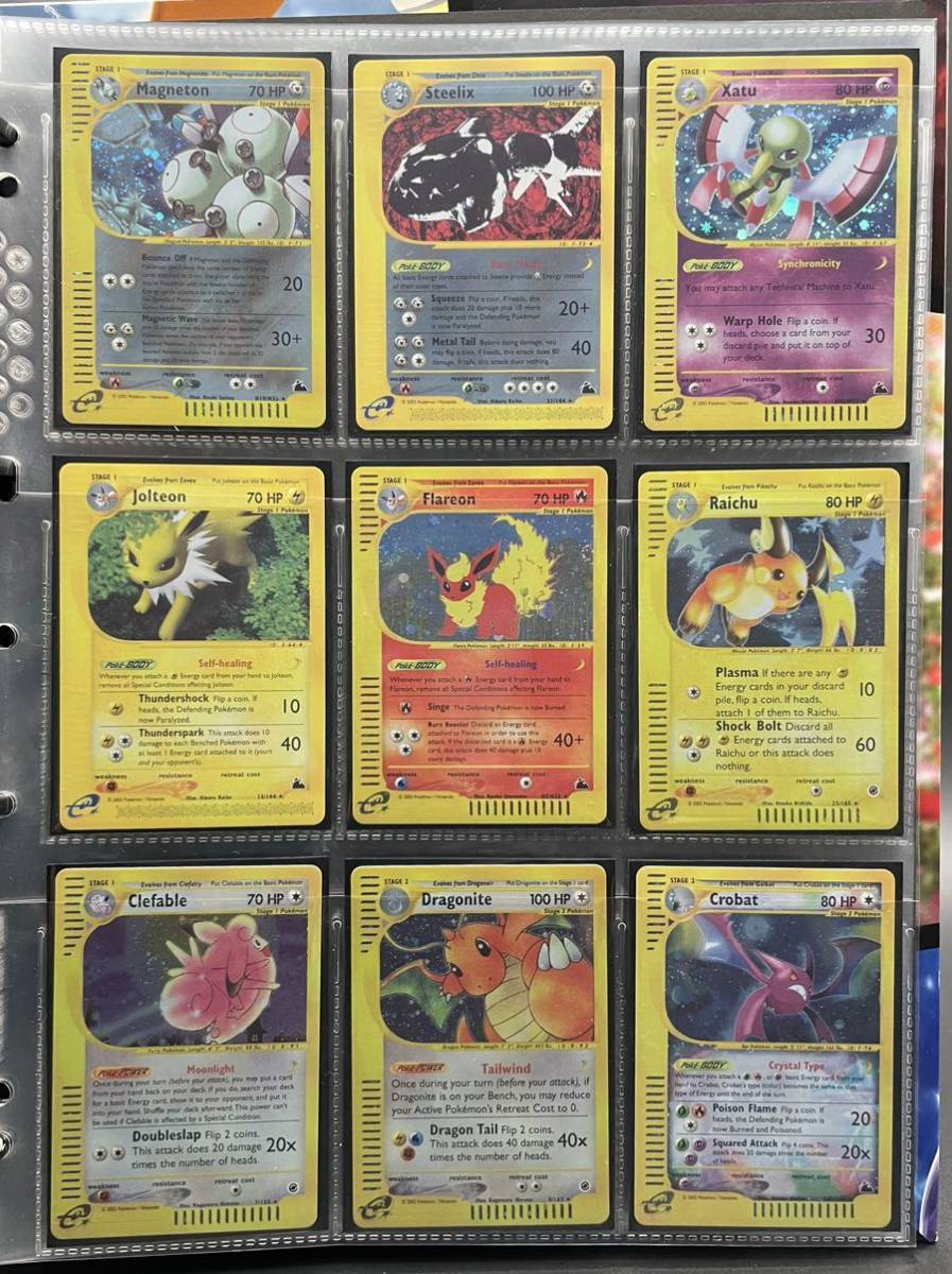 ポケモンカード 海外版1ED eカードJolteon サンダース Flareon Dragonite Crystal Crobat9枚セット pokmon trading card gam ...