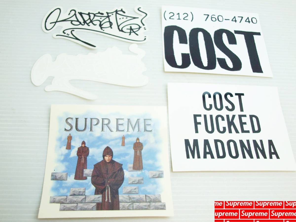 Supreme シュプリーム Cost Sticker Set 10FW + Levitation Sticker 19FW アダムコスト ...