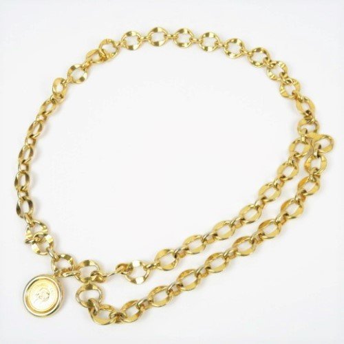 62754 1円スタート CHANEL シャネル 綺麗 チェーンベルト ココマーク ヴィンテージ ベルト GP ゴールド レディース(服飾小物 ...