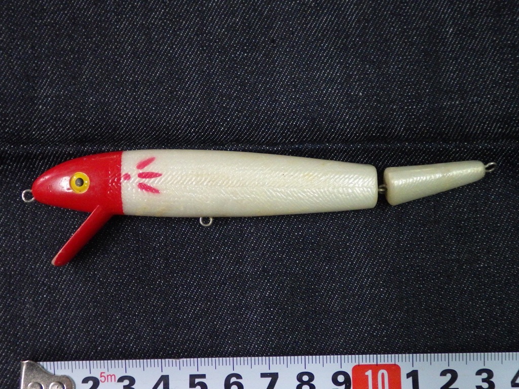オールド コットンコーデル Jointed Red Fin ジョイント レッドフィン 13cm パールレッド 鱗模様(その他)｜売買された ...