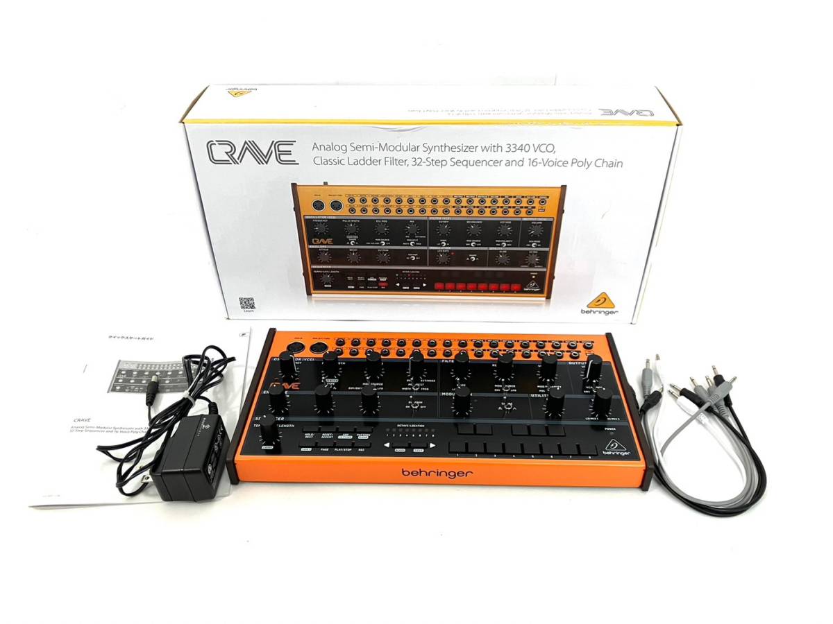 7 Behringer/ベリンガー CRAVE セミ モジュラー アナログシンセサイザー 楽器 器材 オーディオ機器 37328MT7(その他)｜売買されたオークション情報、yahooの商品 ...
