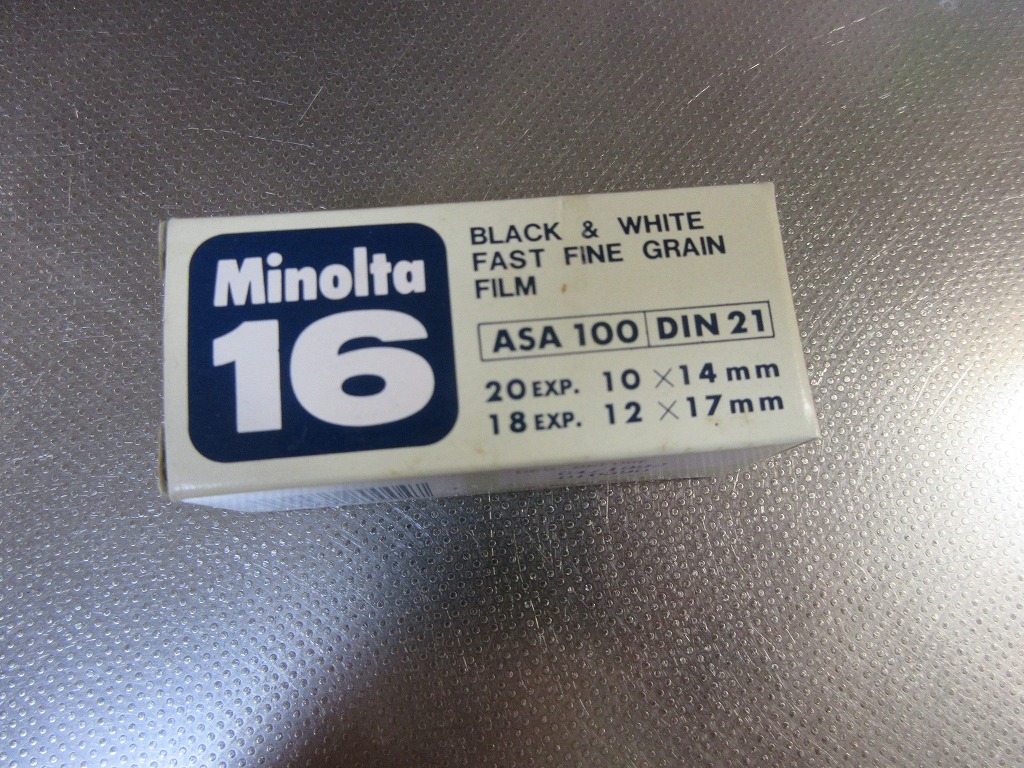 A05 MINOLTA ミノルタ16 フィルム モノクロ 使用期限切れ(フィルム)｜売買されたオークション情報、yahooの商品情報をアーカイブ公開 - オークファン（aucfan.com）