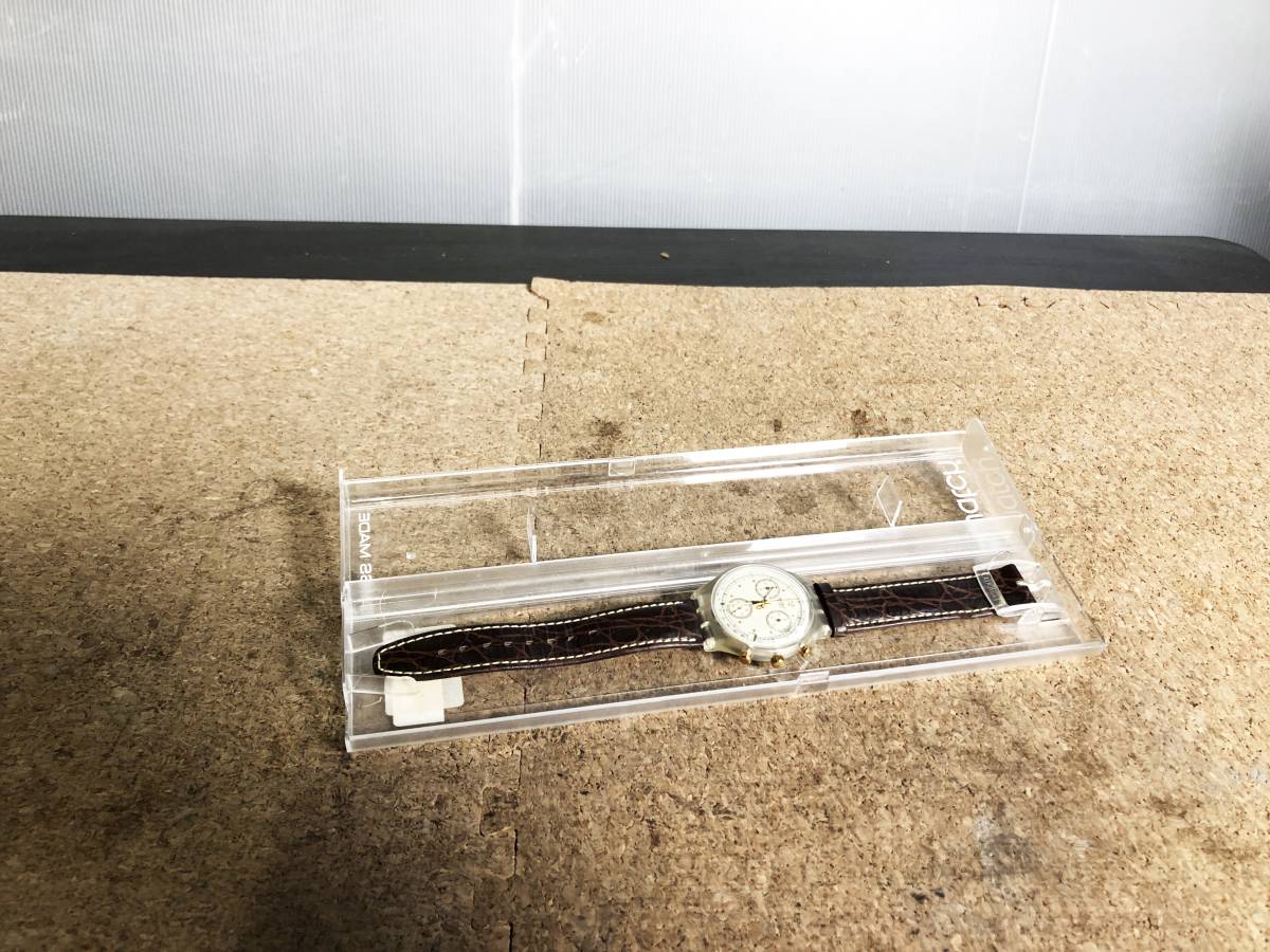 SWATCH SWISS スウォッチ 腕時計 A433 レザーベルト ケース付 AG1993 BOP0(SWATCH)｜売買されたオークション ...