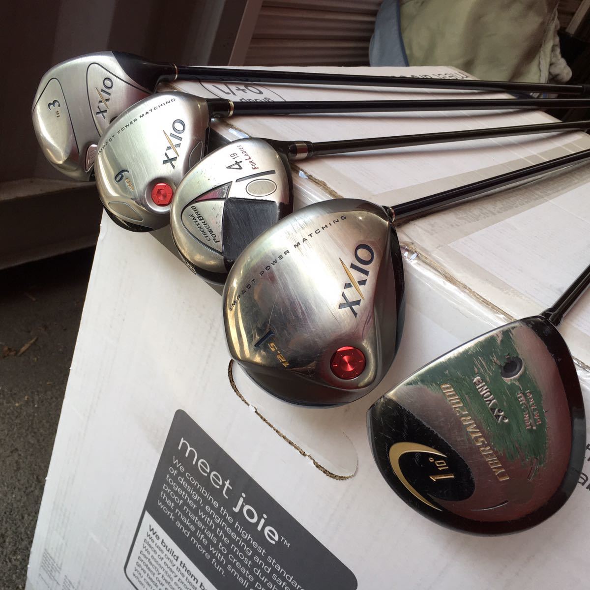 JJ29 Z ゼクシオ XXIO ドライバー フェアウェイウッド1/3/4/9 レディース MP400L MP500L YONEX CYBERSTAR アイアンセット PRGR PING ...