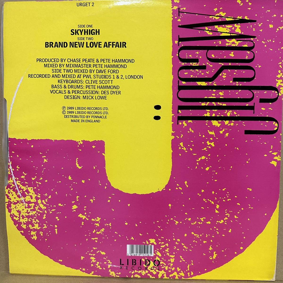 12' JIGSAW / SKY HIGH 89 Remix ミルマスカラスのテーマ MURO XXXLクボタタケシ オルガンバー 小西康陽 鈴木雅尭(ユーロビート)｜売買されたオークション ...