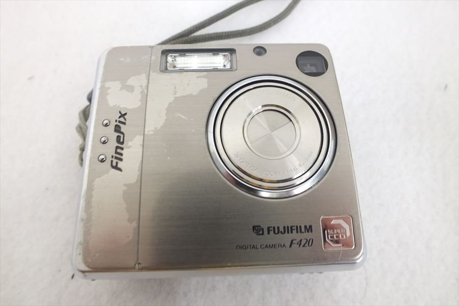 FUJI フジ FinePix F420 デジタルカメラ 5.6-16.8mm 取扱説明書有り 現状品 230409E7097(富士フイルム ...