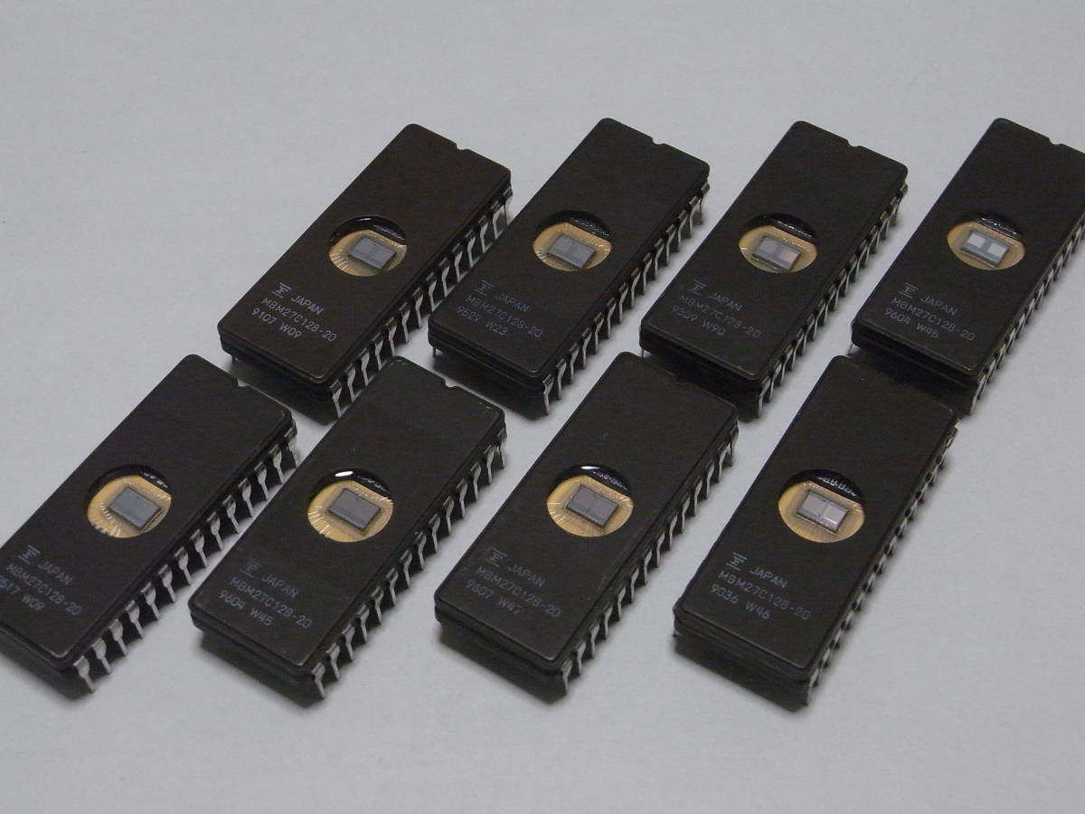 FUJITSU . EPROM . MBM27C128 8個セット 消去確認済み(集積回路)｜売買されたオークション情報、yahooの商品情報 ...