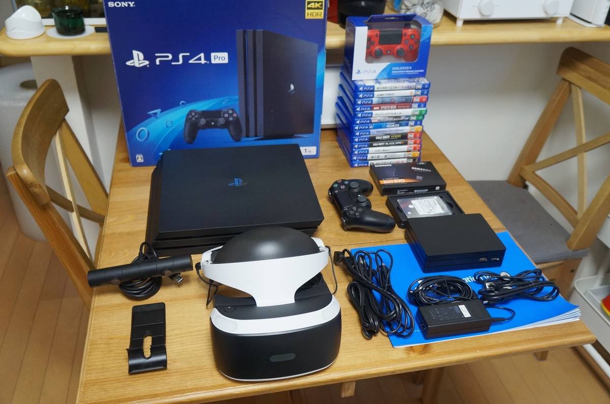 PlayStation4 Pro 4K + PS VR CUH-7200B BD-DR SSD1TB おまけ多数(PS4本体)｜売買されたオークション情報、yahooの商品情報をアーカイブ公開 ...