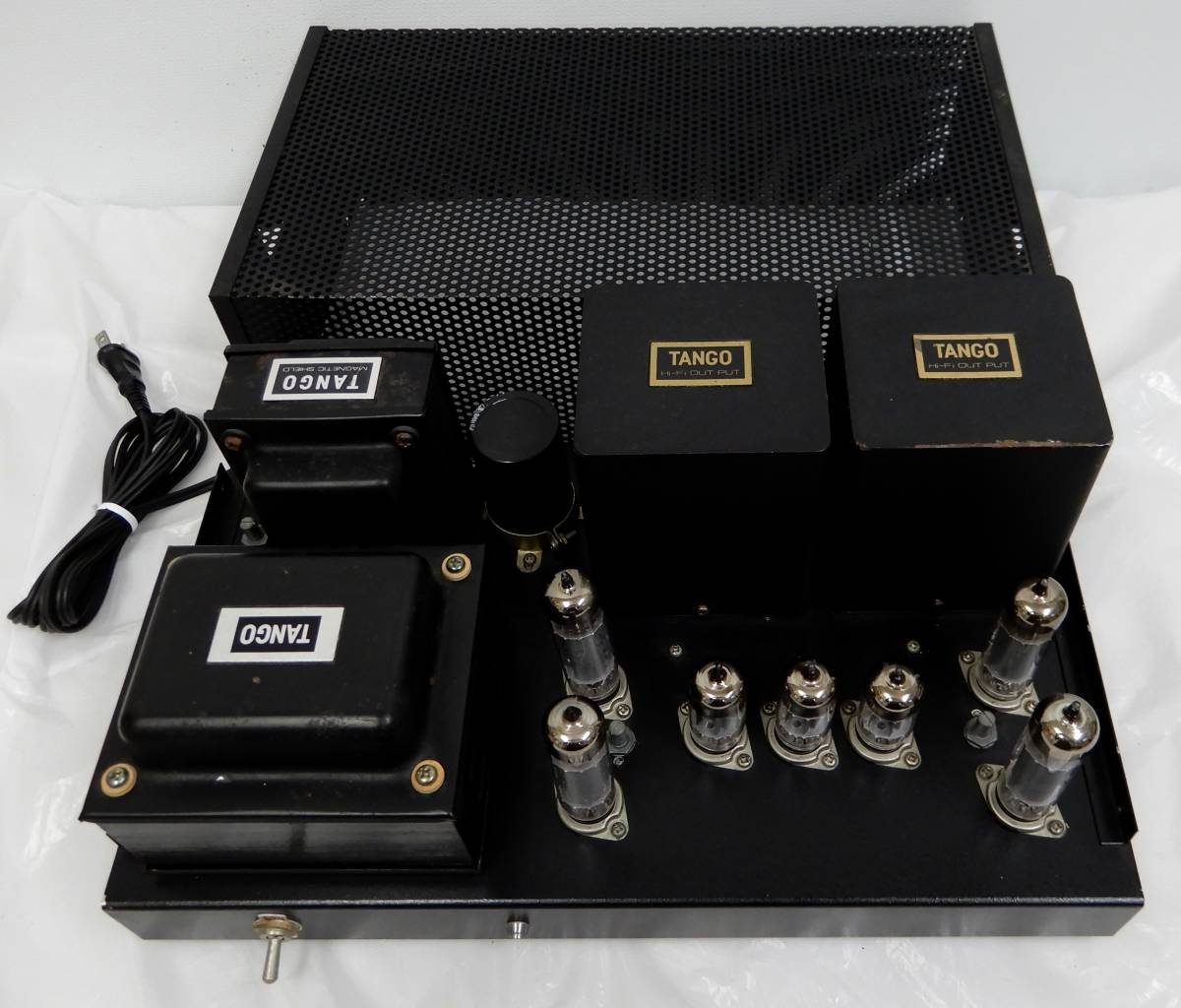 w-1317/自作真空管アンプ 23/真空管点灯OK ジャンク/TANGO ST-250/FX-40-10 Hi-Fi OUTPUT ...