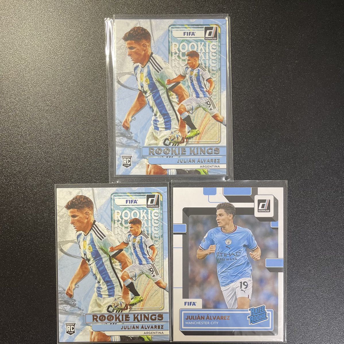 RC Silver印字 フリアン アルバレス SET 2022-23 Donruss Rookie Kings Julian Alvarez ...