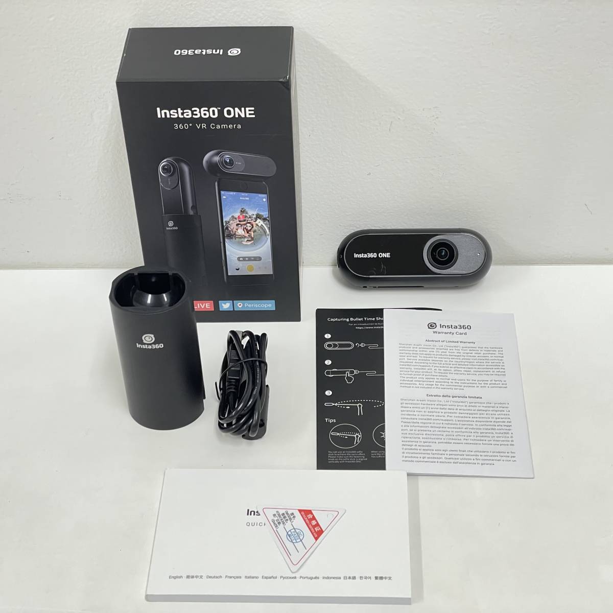 Insta360 ONE 360°VR camera 360度 全天球 アクションカメラ 24MP 7K 写真 4Kビデオ iPhone 動画 ...