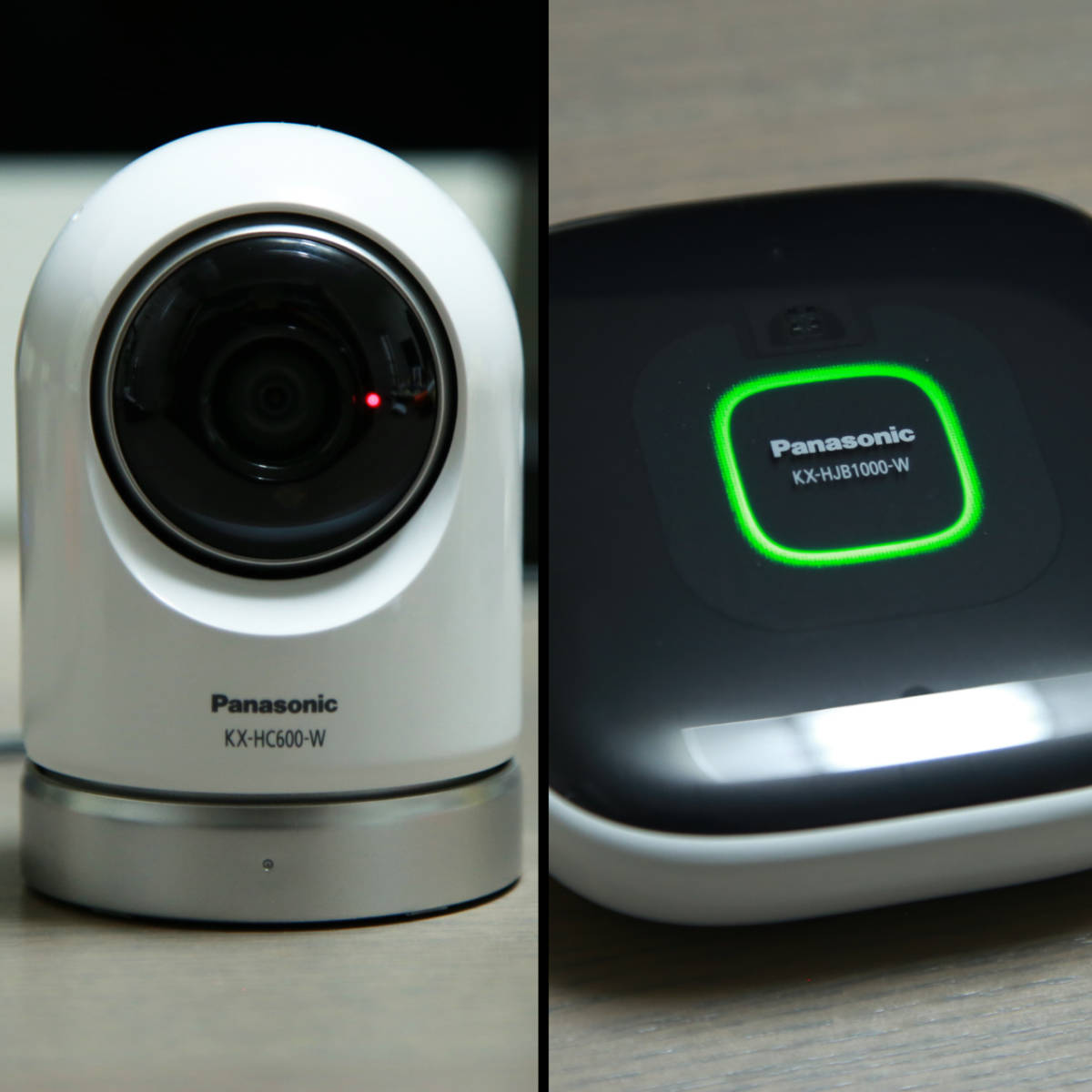 Panasonic スマ@ホーム 屋内スイングカメラキット KX-HC600K-W KX-HC600-W KX-HJB1000-W(防犯カメラ ...