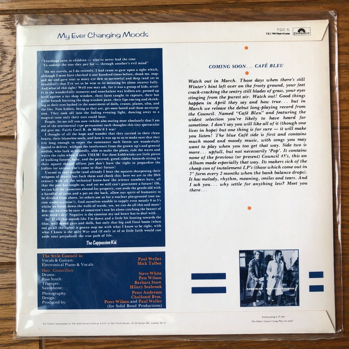 7インチシングル the style council / My Ever Changing Moods TSC5 UK盤 paul ...