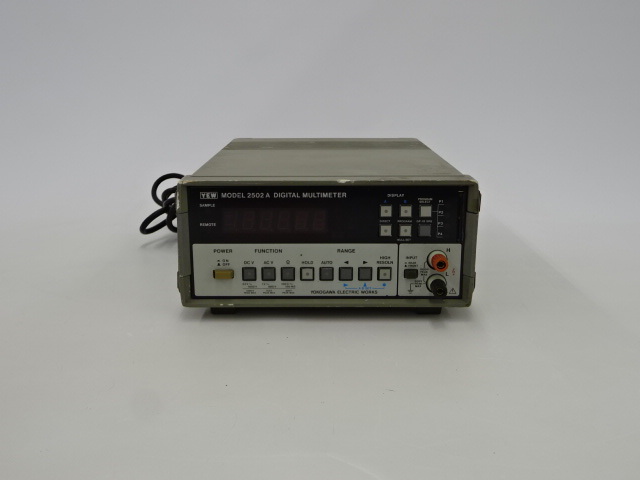 L4-051056 YEW 横河電機 ユニバーサルデジタルマルチメーター TYPE 2502A(その他)｜売買されたオークション情報 ...