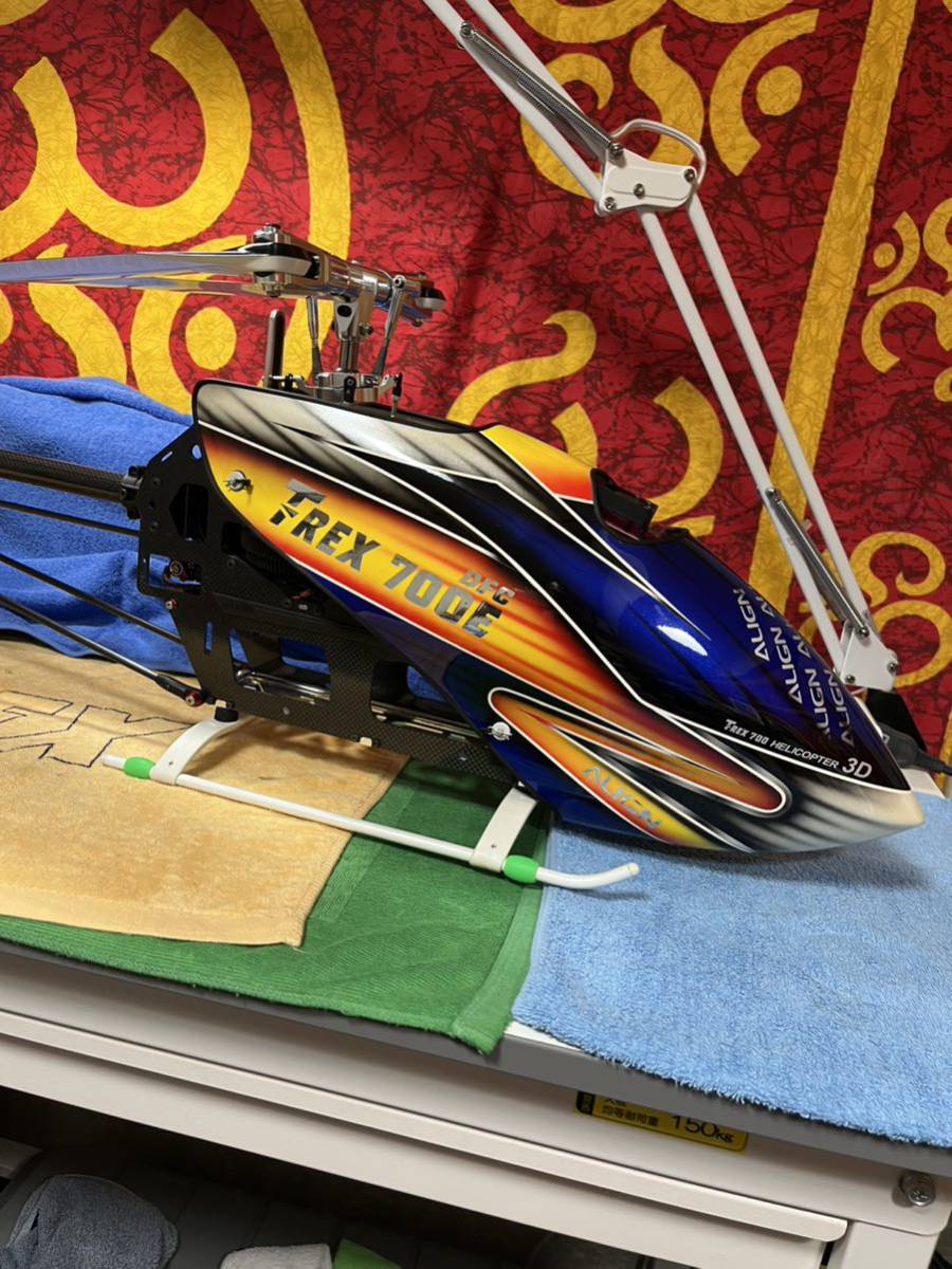 ALIGN T-REX700E DFC 6セル仕様 XNOVA Lihgtning1120KV RCE-BL130A K-BAR アラインサーボ ブレード付き JRサテライト仕様EA131×2 ...