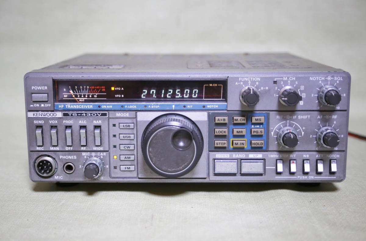 ケンウッド TS-430V HF帯 ゼネカバ送信改 1.5 30MHz CB27MHz CWフィルター YK-88C装着 FM-430(固定)｜売買されたオークション情報、yahooの商品情報 ...